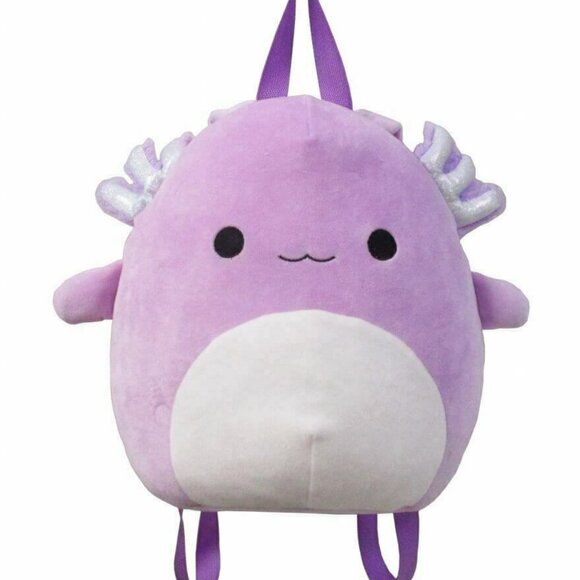 Squishmallows | Bags | Nwt Squishmallow Monica The Purple Axolotl 2 Backpack Plush Bag | Poshmark